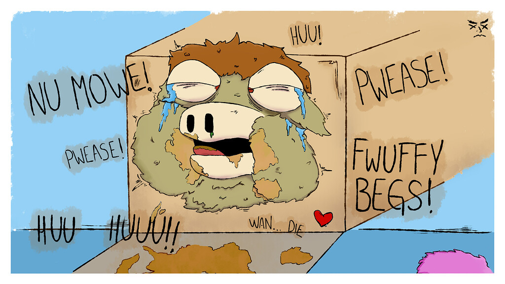 Litterpal Suffers Art By Larur Fluffy Image Self Posting